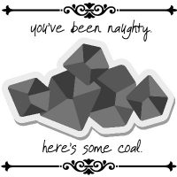 Box of Coal - An Easy Kid's School Party Gift Idea