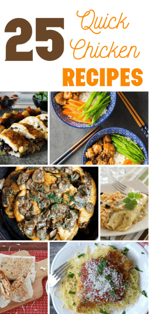 25 Quick Chicken Recipes - Nerdy Mamma