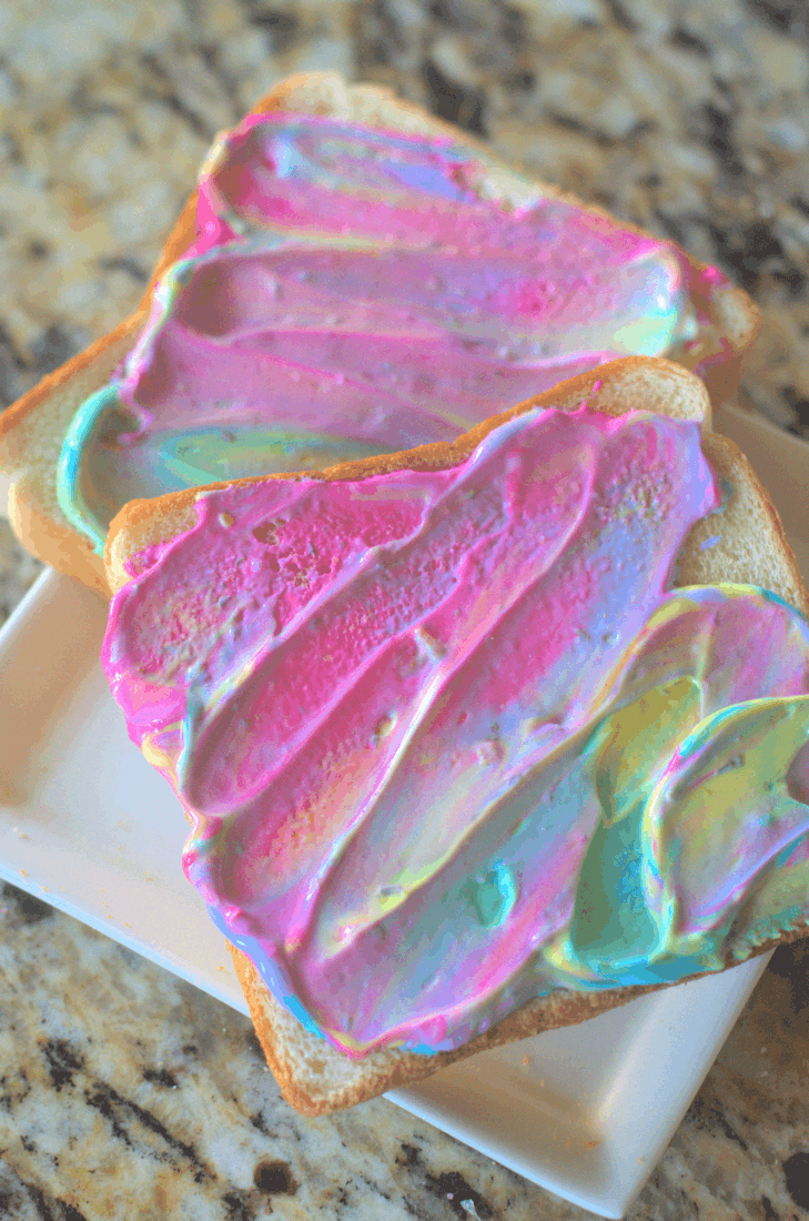 Make Your Own Magical Unicorn Toast
