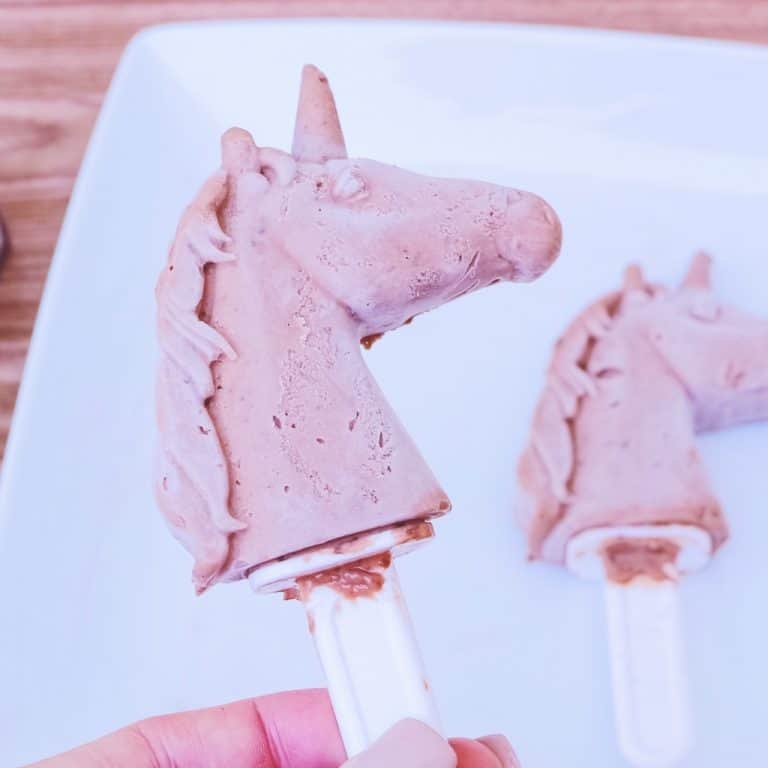 Ridiculously Chocolatey Unicorn Pudding Pops - Nerdy Mamma