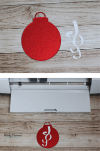Joy Bell Ornament Made with the Cricut Machine - Nerdy Mamma