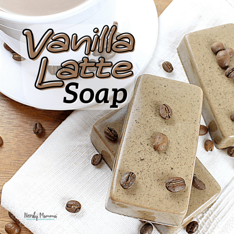 Vanilla Latte Soap - Homemade Refreshing Soap - Nerdy Mamma