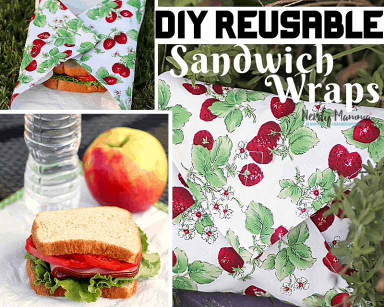 Easy DIY Reusable Sandwich Wraps - Nerdy Mamma