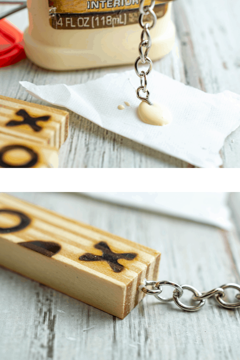 A Piece of My Heart Keychain - A Couple's Keychain Craft - Nerdy Mamma