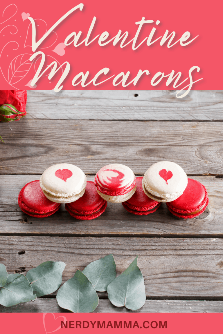 Valentine Macarons Recipe - Best ever - Nerdy Mamma