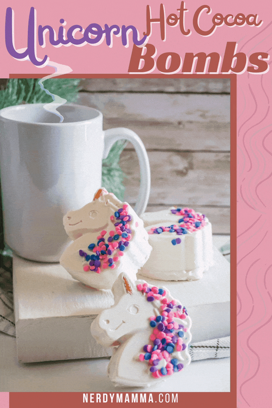 Unicorn Hot Cocoa Bombs Recipe - Nerdy Mamma