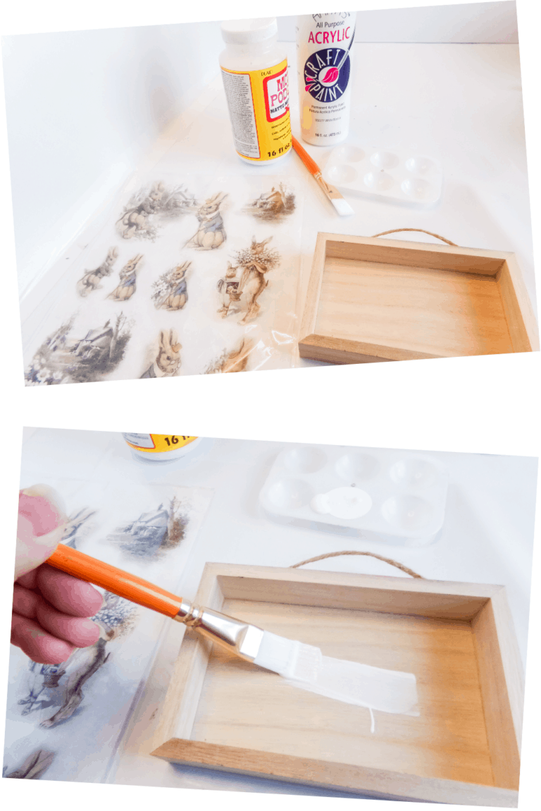 Peter Rabbit Tiered Tray Filler Craft - Nerdy Mamma