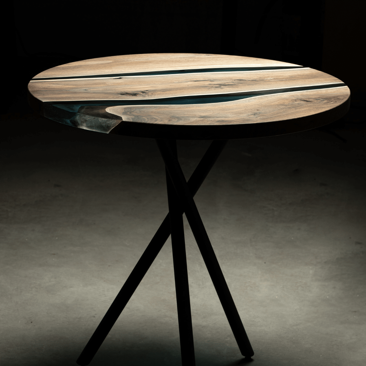 Crafting a Tree Slab Coffee Table for a Student Apartment - Nerdy Mamma