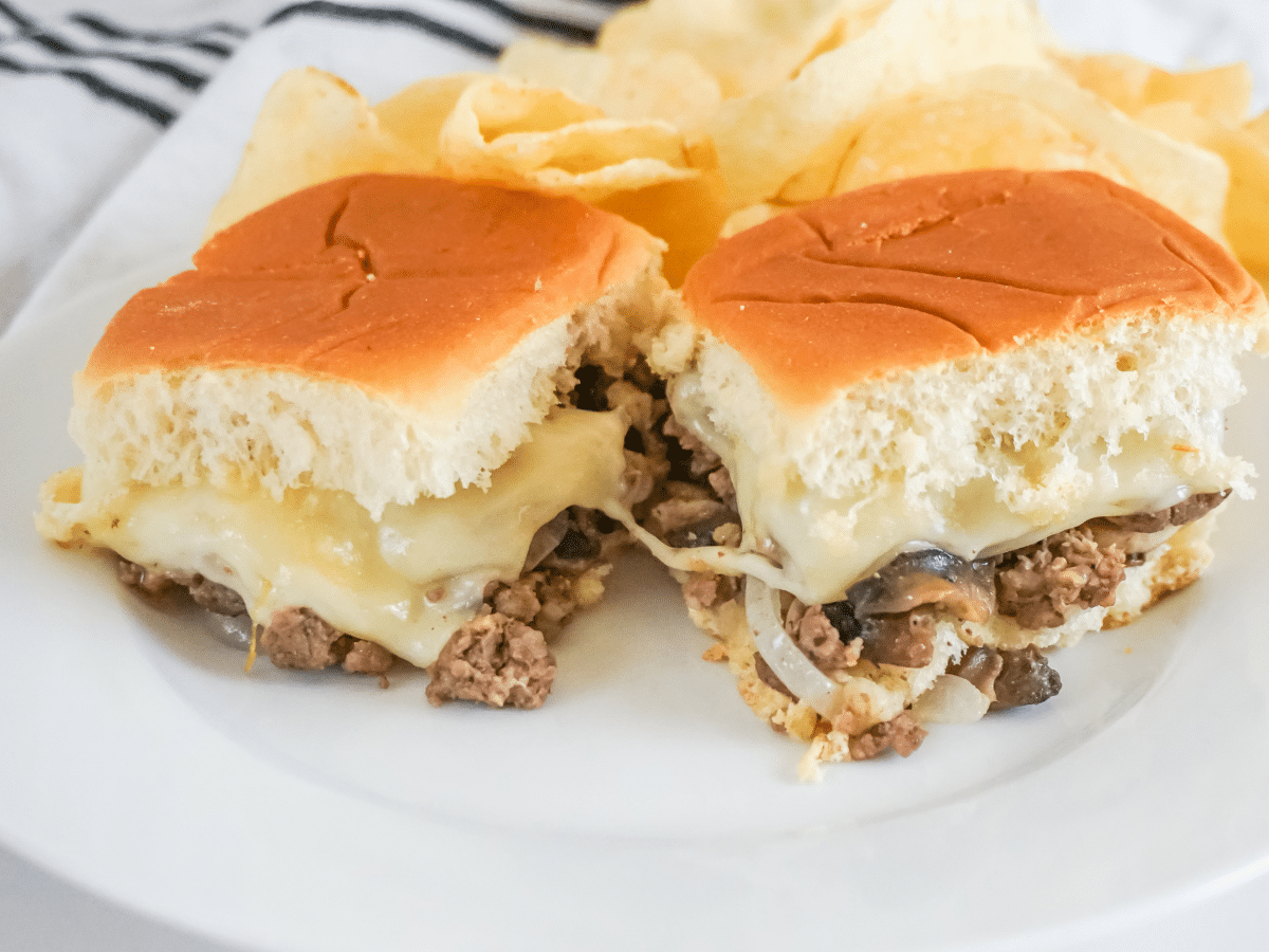 Patty Melt Sliders - Nerdy Mamma