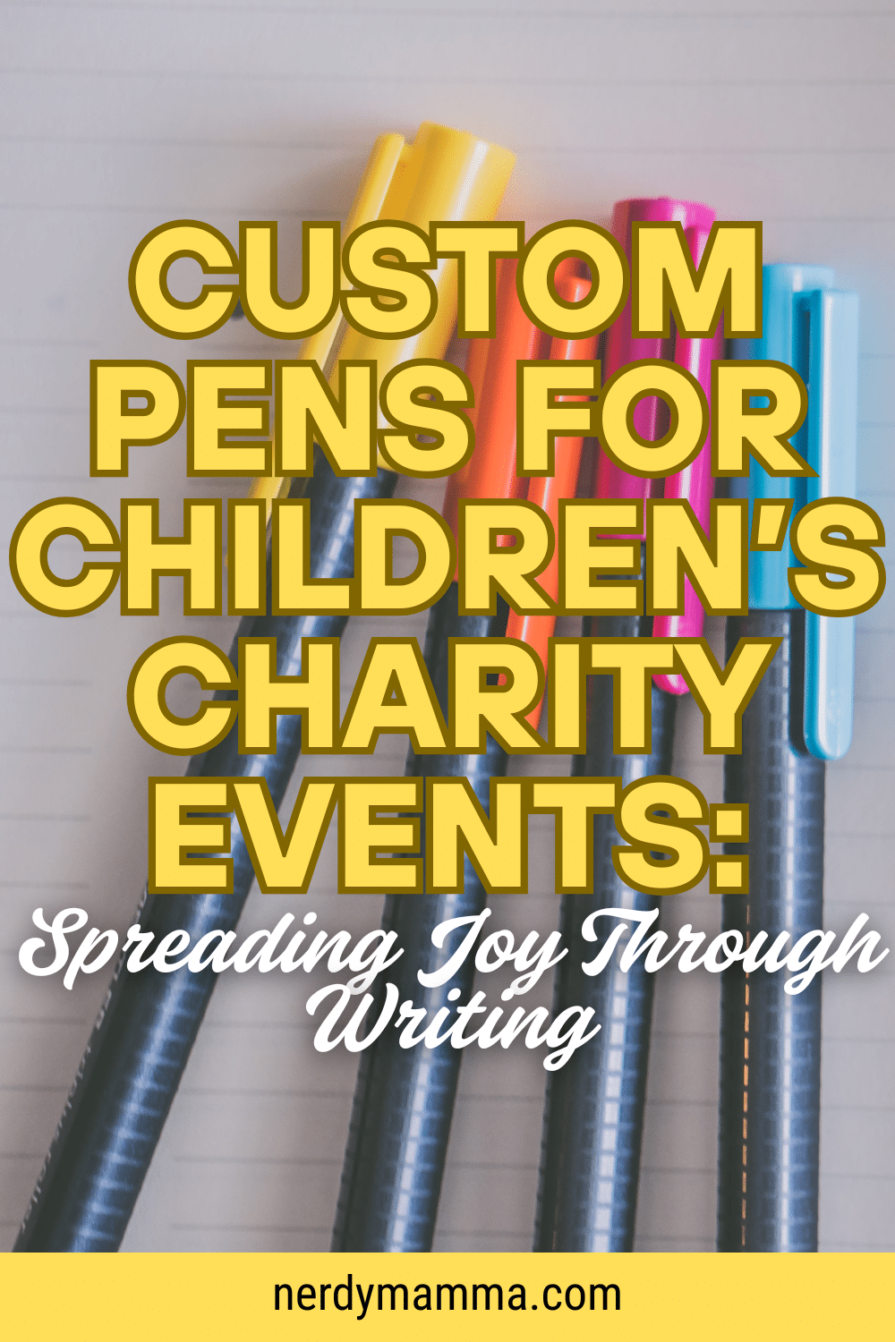 Custom Pens for Children’s Charity Events: Spreading Joy Through ...