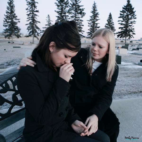5 Comforting Ways to Support a Grieving Friend - Nerdy Mamma