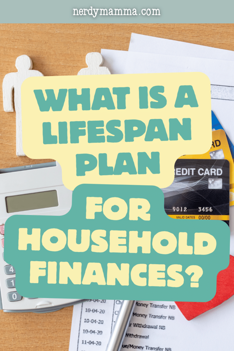 What Is a Lifespan Plan for Household Finances? - Nerdy Mamma